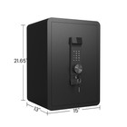 Gun Money Safe Box 2.5 Cu.ft Large Cabinet for Home Security Password ...