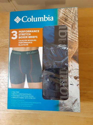 Columbia Men's 3 Pair Boxer Briefs Size XL (40-42) NEW WITH TAGS | eBay