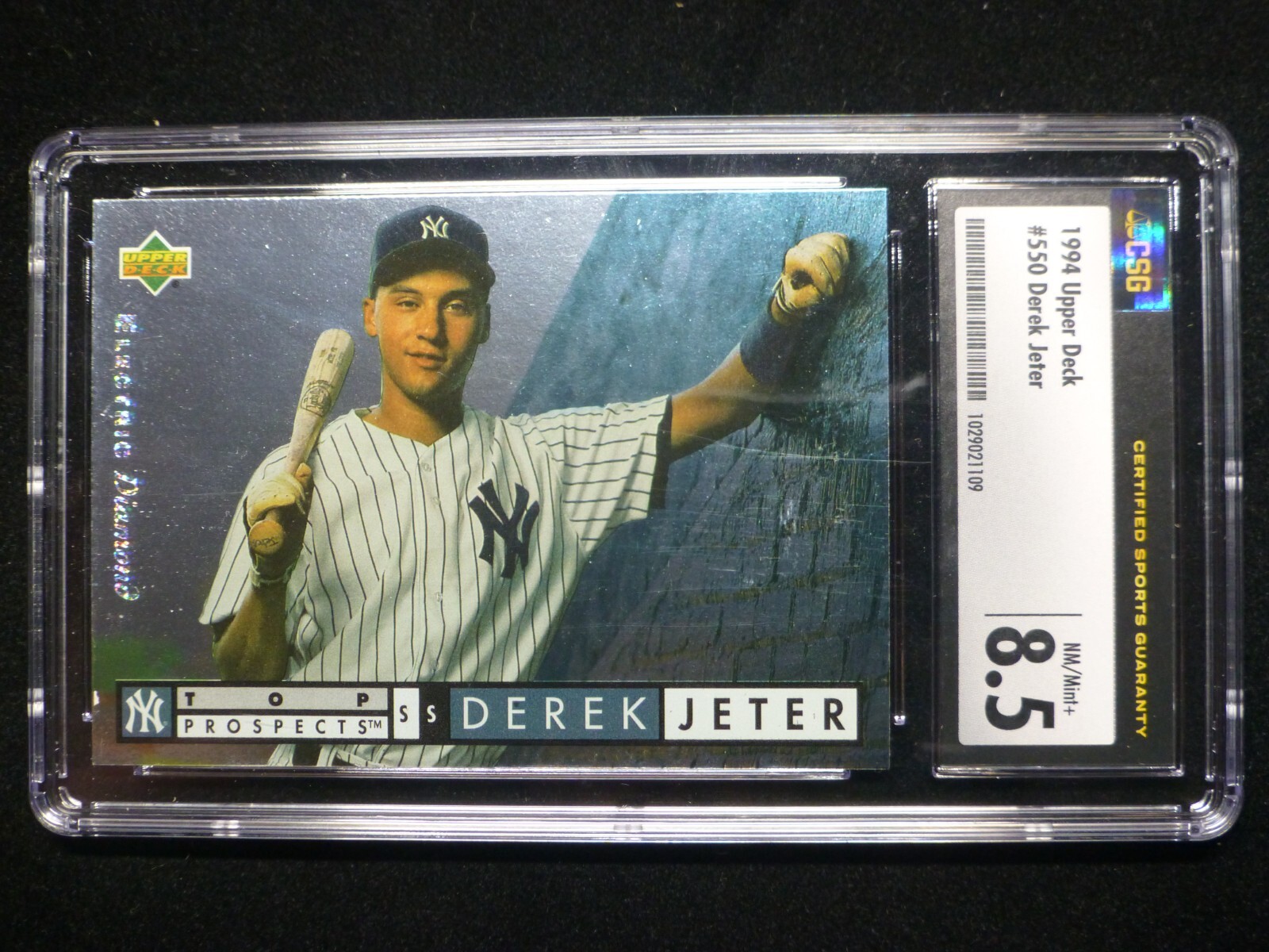 1994 Upper Deck Derek Jeter #550 Electric Diamond | eBay