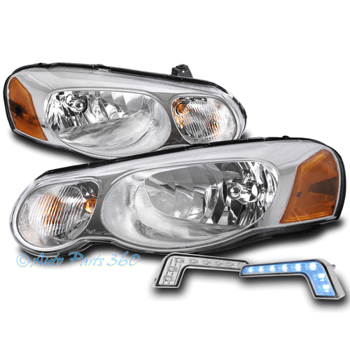 FOR 04-06 CHRYSLER SEBRING CONVERTIBLE/SEDAN CHROME HEADLIGHT W/BLUE ...