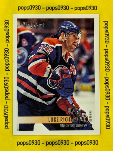 Luke Richardson, Edmonton Oilers, 1994, Premier Hockey, #466 | eBay.de