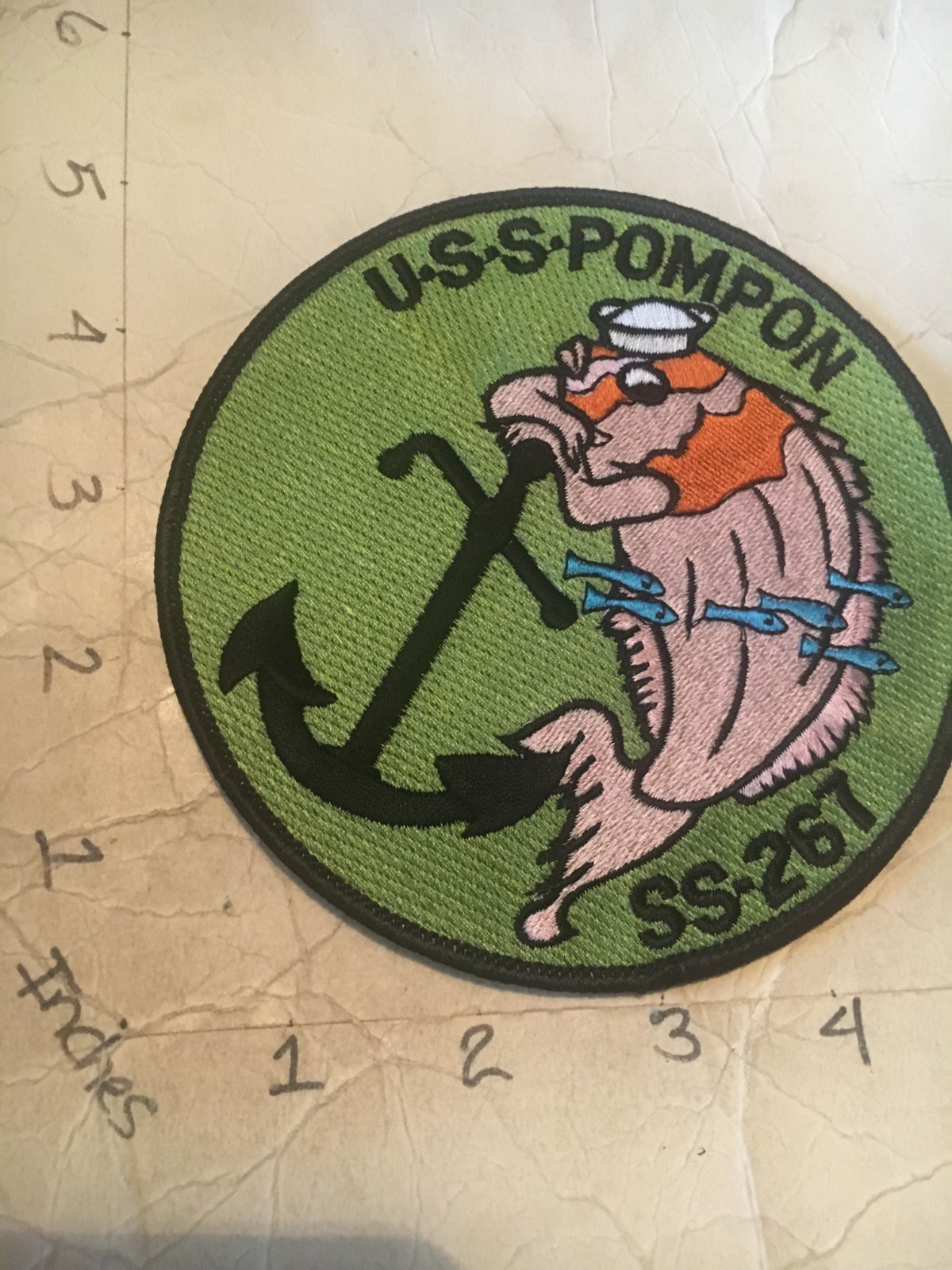 US NAVY USS Pompon SS-267 Submarine Patch 8/1/25 | eBay