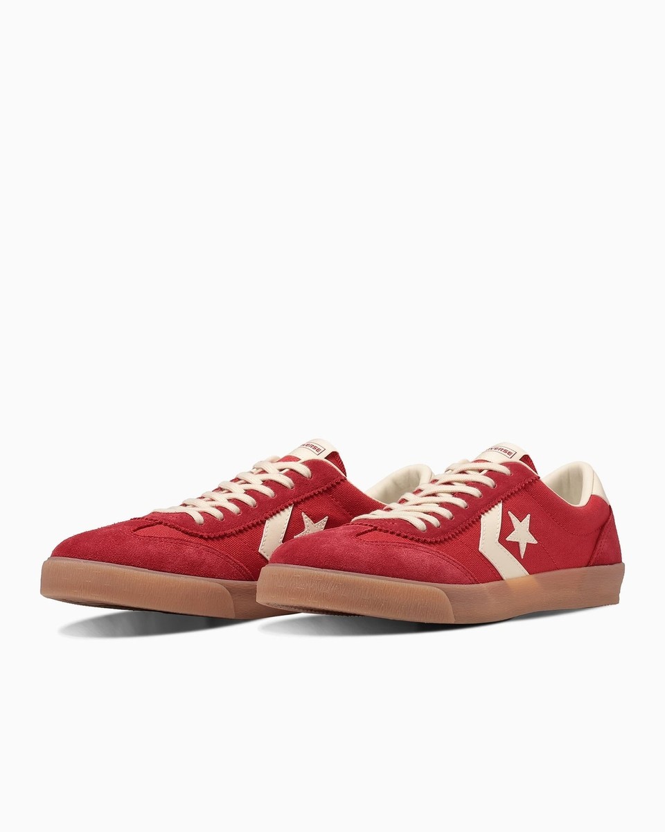 Red Converse Sneakers For Men Guys Wearing Red Chucks