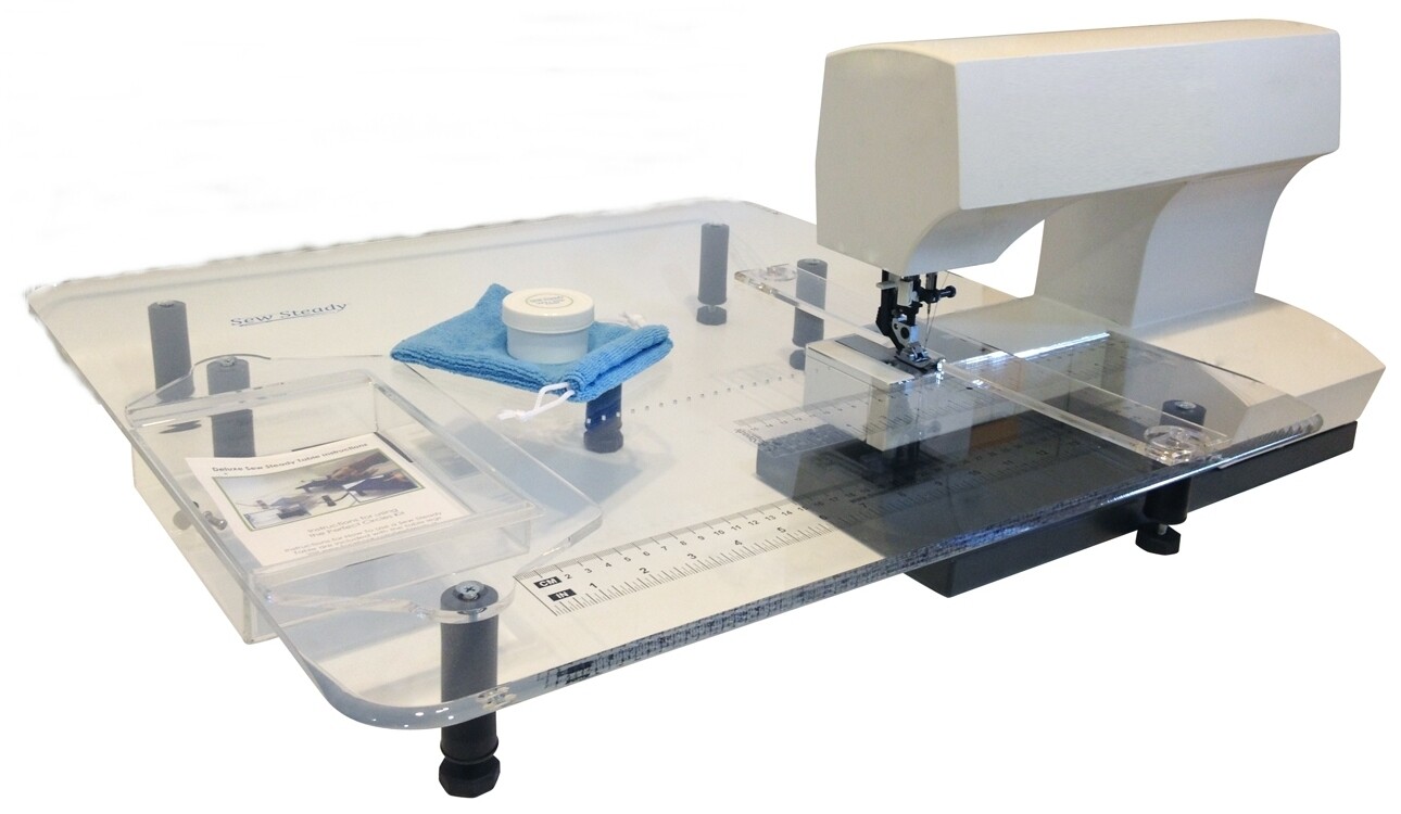 PFAFF CREATIVE VISION 5.5 Sew Steady Extension Table Perfect Quilting ...