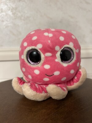 TY Beanie Boos Ollie Pink Octopus Polka Dot Plush Stuffed Animal | eBay