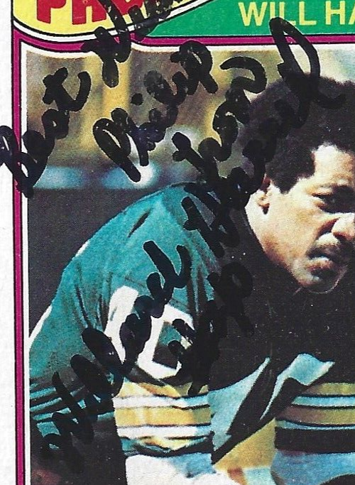 Will Harrell 1977 Topps Autographed Football Card #237 Green Bay ...