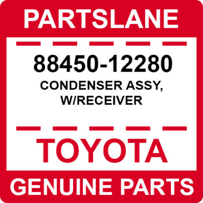 88450-12280 Toyota OEM Genuine CONDENSER ASSY, W/RECEIVER | eBay