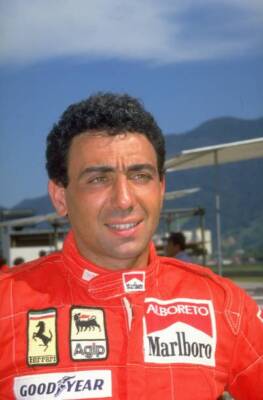 Italian Motor Racing Great Michele Alboreto Ferrari F1 1987 1 Old Photo ...