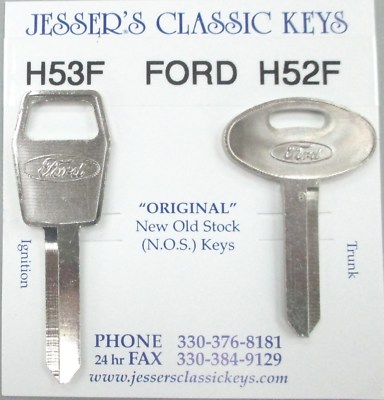 Ford ESCORT Keys OEM Nickel NOS 1983 1984 1985 1986 1987 | eBay