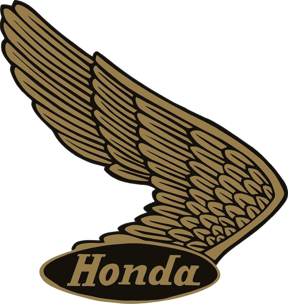 Vintage Honda Wing Logo HONDA WING | The Decal Zone