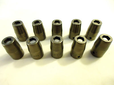 Magnetic Sockets, 10 pcs, 1/4” Drive X 5.5mm Hex, Impact, Hanson ...