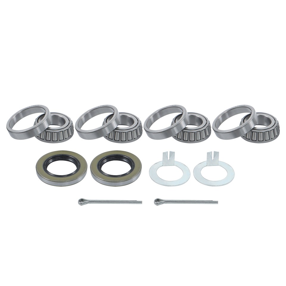Pair Trailer Bearing Kit L44643/L44610 Fits For 1" 2000-2200 Lbs ...
