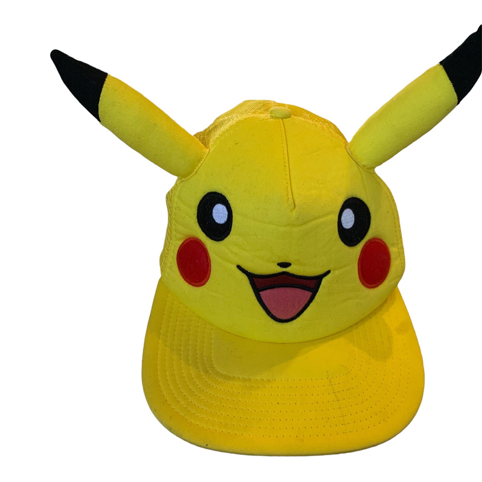Pokemon Pikachu Mesh Trucker Hat Cap Anime Cartoon Ba… - Gem
