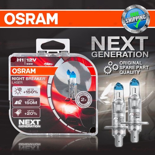 H1 448 +150% Headlight OSRAM Night Breaker LASER NEXT GENERATION Bulbs ...