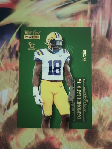 2022 Wild Card MATTE - Damone Clark #MB-24 Chase Green /250 (RC) for ...