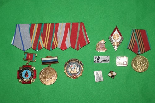 Vtg Lot of Soviet Union Russian Medal Pins Badges | eBay