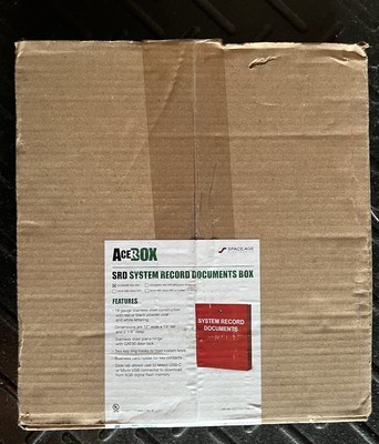 Acerbox SRD Fire Alarm System Record Documents Box | eBay