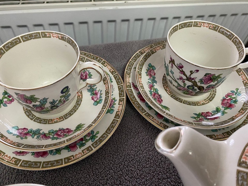 17 x John Maddock & Sons - Indian Tree - Tea Set - VGC | eBay UK