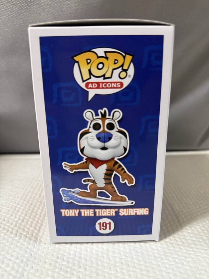 Funko Pop! Kellogg's Tony the Tiger Surfing #191 Flocked 2,000 pcs SDCC ...