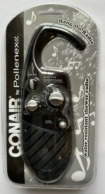 Sr10 Black Am/fm Shower Radio by Conair for sale online | eBay