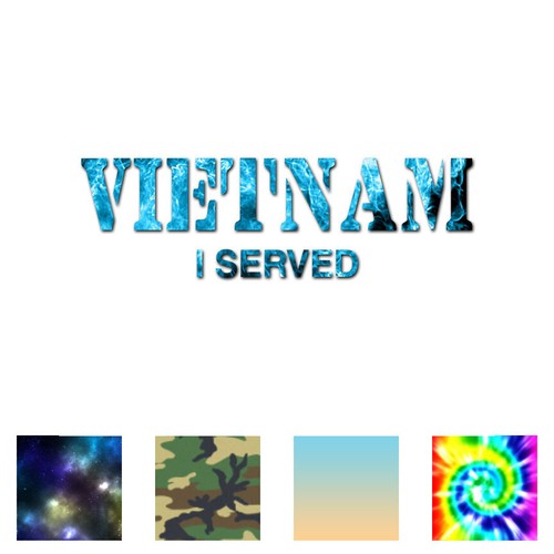 Vietnam I Served - Vinyl Decal Sticker - Multiple Patterns & Sizes ...