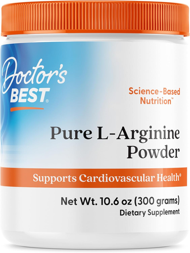 Doctors Best Pure L-Arginine Powder, Supports Cardiovascular Health ...