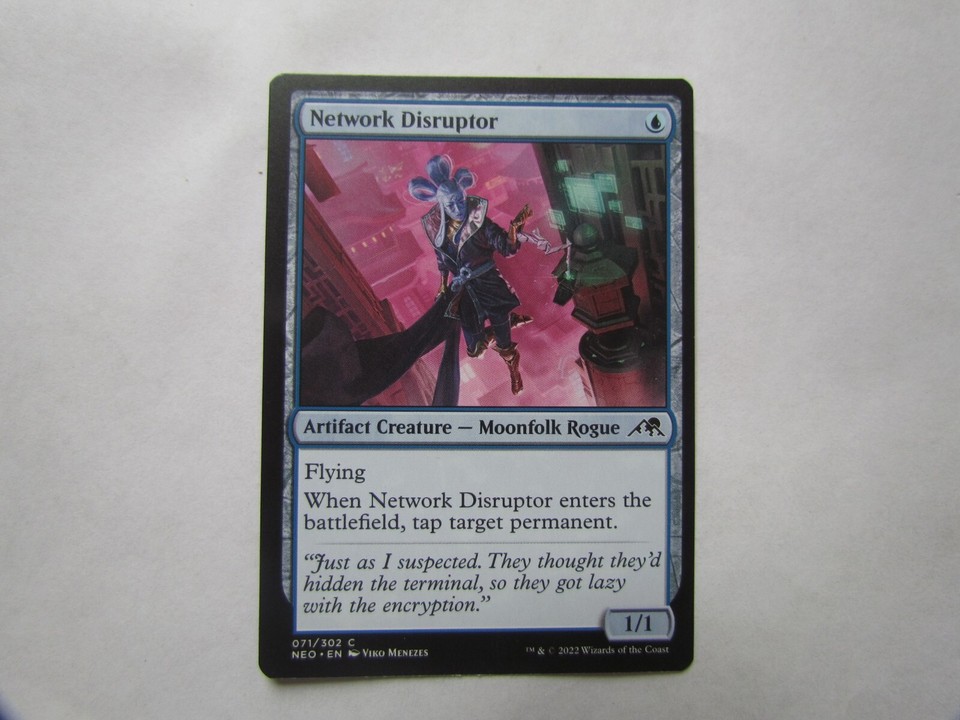 Network Disruptor x4 4x, Neon Dynasty Blue MTG | eBay