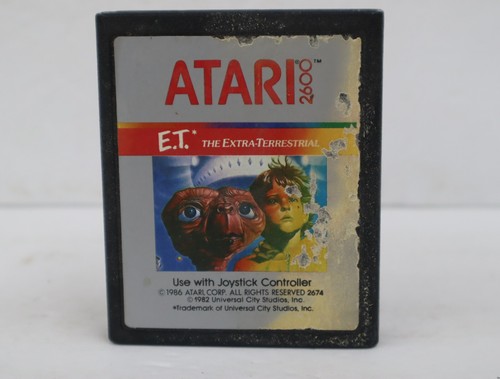 E.T. The Extra-Terrestrial (Atari 2600, 1982) Cart Only | eBay