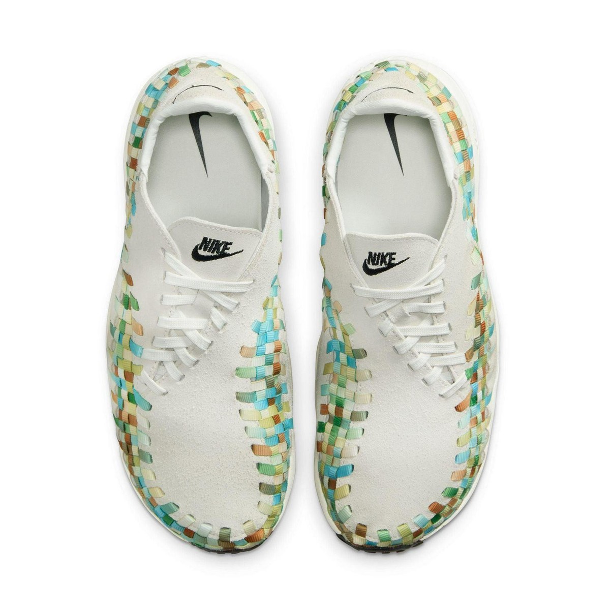 Size 7.5 - Nike Air Footscape Woven Summit White Rainbow W for
