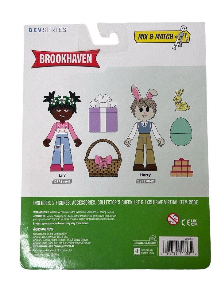 NEW ROBLOX Devseries Brookhaven Spring Surprise 7 Piece Set Exclusive ...