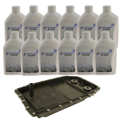 OEM ZF Transmission Oil Pan Filter Kit & 12-Liter's ZF Lifeguard 6 ...