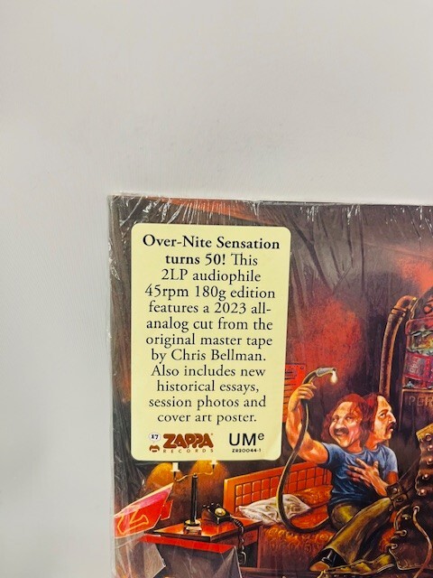 Frank Zappa Over-Nite Sensation 50th Anniversary Edition Vinyl- NEW ...