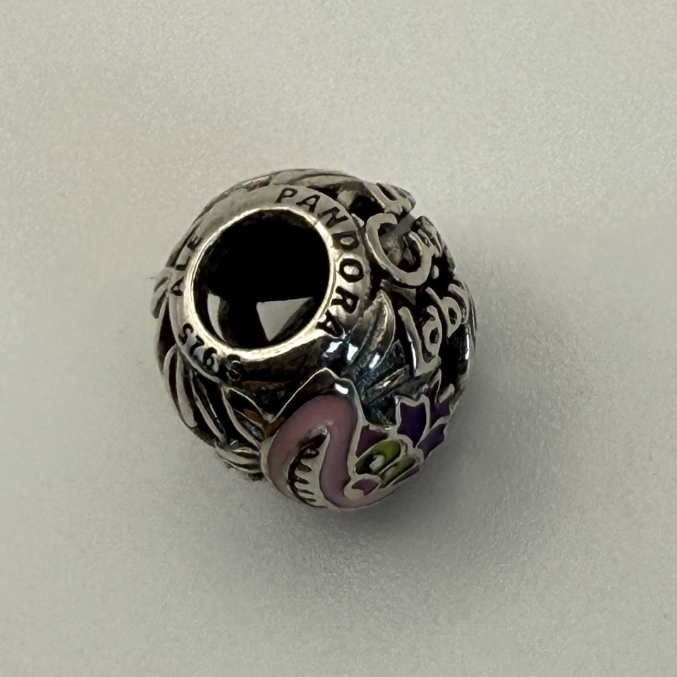 Pandora Disney Cheshire Cat Charm 925 Silver Alice in Wonderland ...