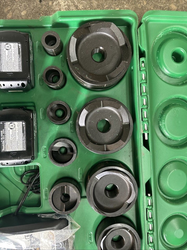 Greenlee LS100X11SB4X INTELLIPUNCH 11-Ton Set, SB 1/2" - 4" Knock Out ...