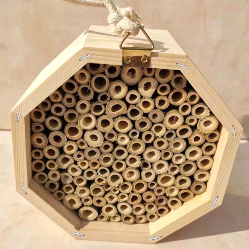 Creative Bee Hive Beekeeper Handmade Natural Bamboo Bee Hive Wooden ...