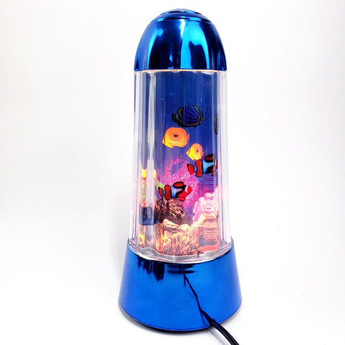 VTG 1994 Rabbit Tanaka Rotating Motion Aquarium Ocean Fish Light Lamp ...