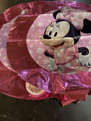 2 Pack Minnie Mouse Round 17" Foil Balloons Birthday Party | eBay