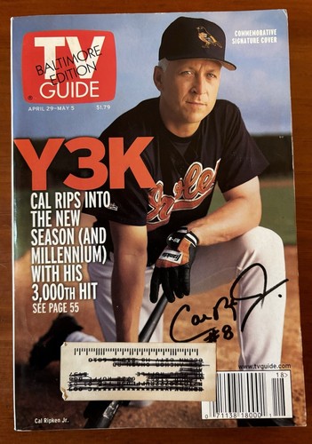 Cal Ripken Jr. 3,000 Hits TV Guide April 29 - May 5, 2000 “Y3K” In ...