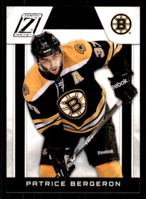 2010-11 Panini Zenith #7 Patrice Bergeron Boston Bruins | eBay