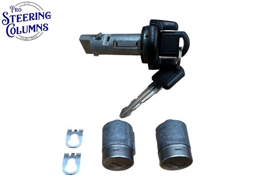95-97 C1500 K1500 TAHOE IGNITION & DOOR LOCK CYLINDER SET 2 KEYS ...