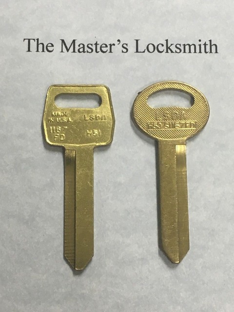 2000-2004 Hummer H1 SUV Key Blanks H50 & H51 Keys Blank for sale online ...