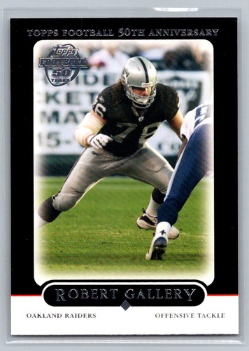 2005 Topps #140 Robert Gallery Black | eBay