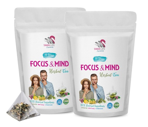 Brain vitality tea - FOCUS AND MIND HERBAL TEA - Concentration support ...