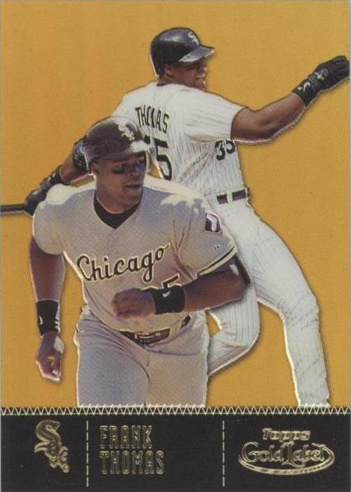 2001 Topps Gold Label - Frank Thomas #33 Class 3 Gold /299 for sale ...