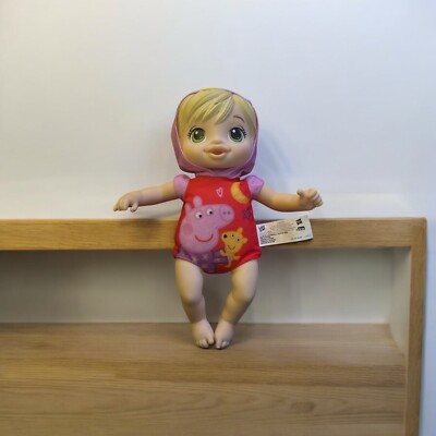 Baby Alive Doll Goodnight Peppa Blonde Hair Peppa Pig Pink Red Hasbro ...