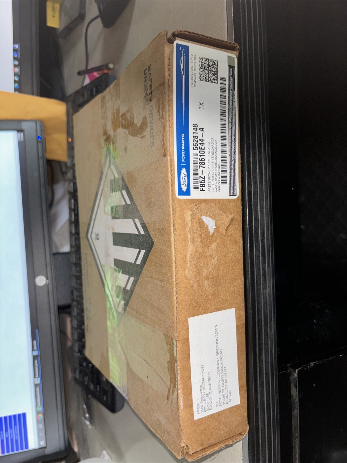 2016 Ford Explorer Front Seat Belt Buckle Tensioner Right ...