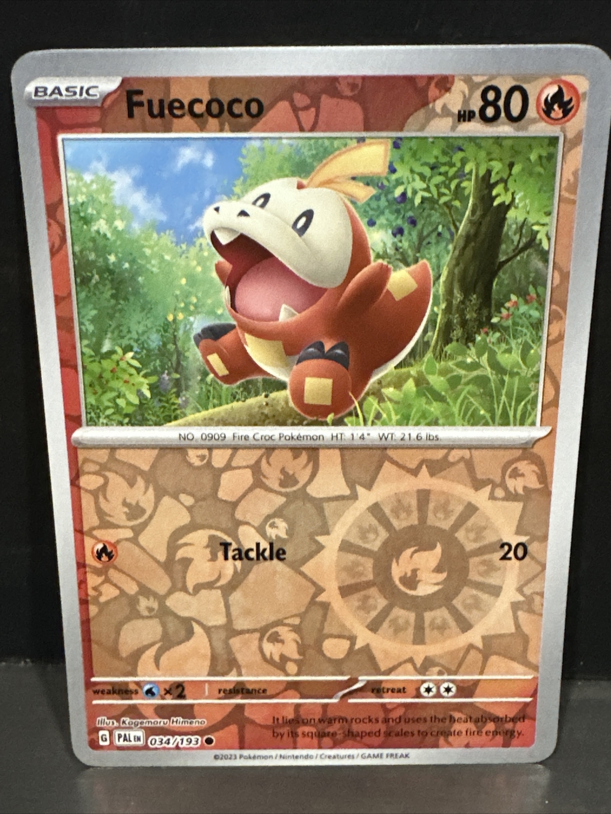 FUECOCO 034/193 Reverse Holo Scarlet Paldea Evolved Pokemon TCG Card NM ...