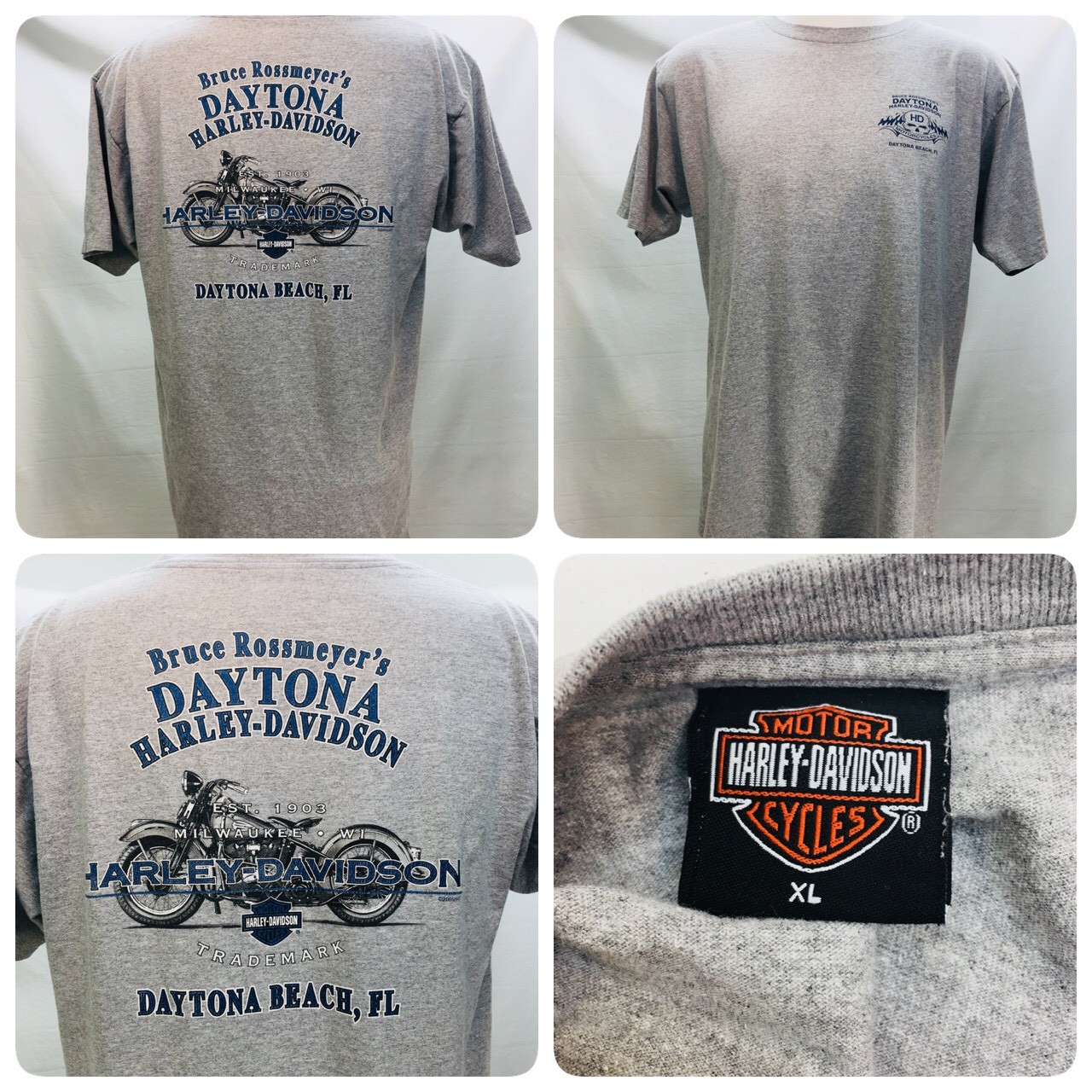 Harley Davidson Motorcycle XL Bruce Rossmeyer Daytona… - Gem