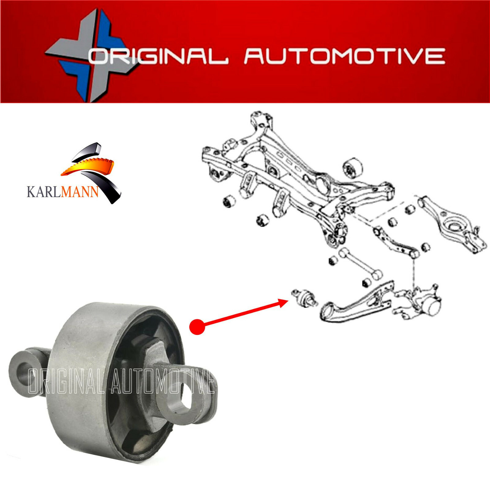 for HYUNDAI IX35 2010-2015 REAR WISHBONE TRAILING TRACK CONTROL ARM ...