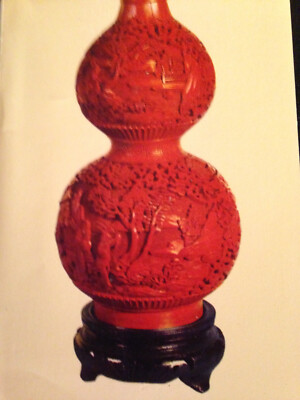 CARTE POSTALE OBJET D ART ARTISANAL CHINOIS / VASE EN FORME DE ...